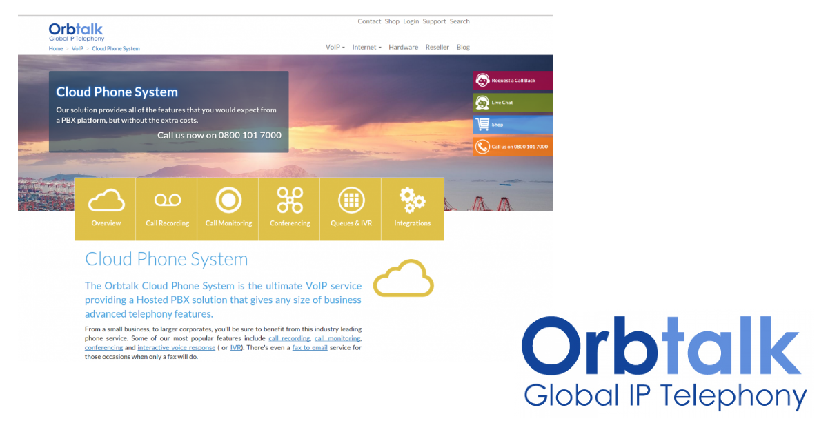 Orbtalk Cloud Phone System | Hosted PBX